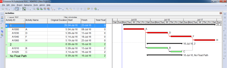 How to display Multiple Critical path in Primavera P6 – Khuong Do Blog