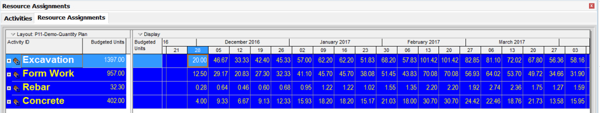 How to assign resource / resource loading / make resource plan in Primavera P6 – Khuong Do Blog