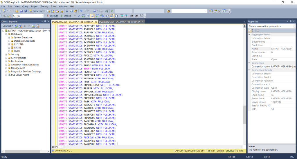 Primavera P6 SQL Server database slow loading data, performance issue ...