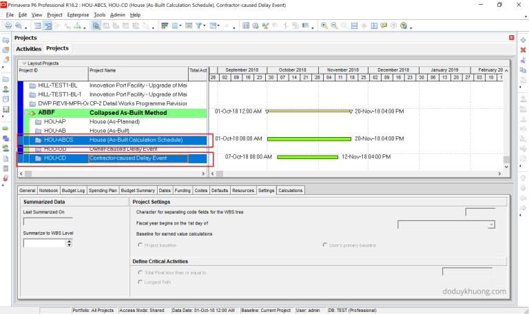 How to perform Collapsed As-Built / As-Built But-For Schedule Delay ...