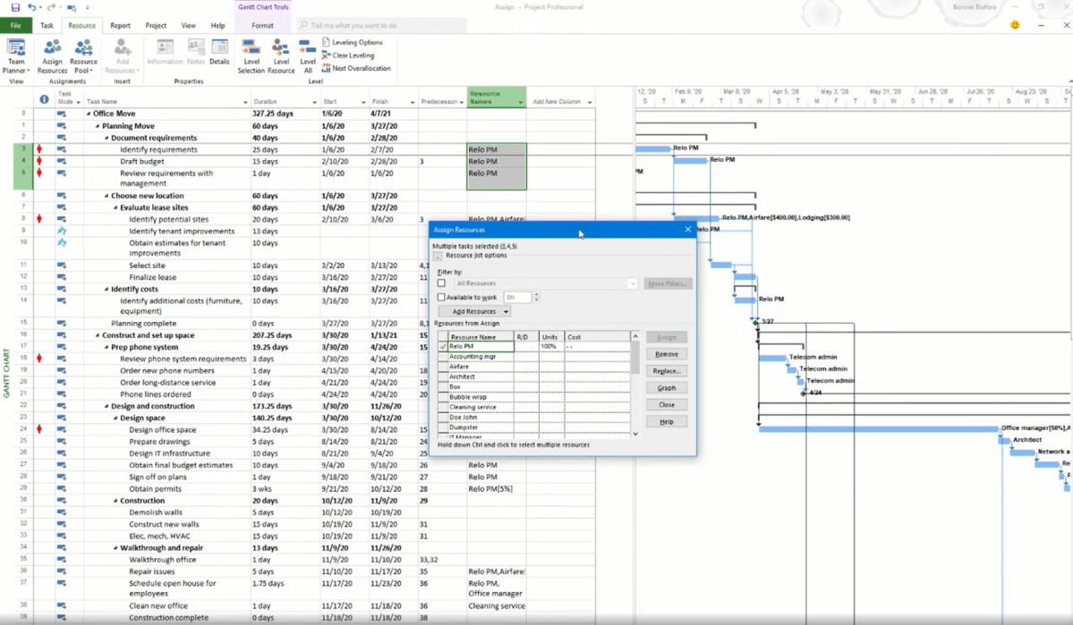 Microsoft Project 2019 – Free Online Training from Lynda/LinkedIn ...
