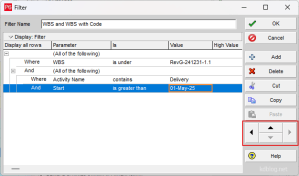Using Nested (Multi level) Filters in Primavera P6 – Khuong Do Blog